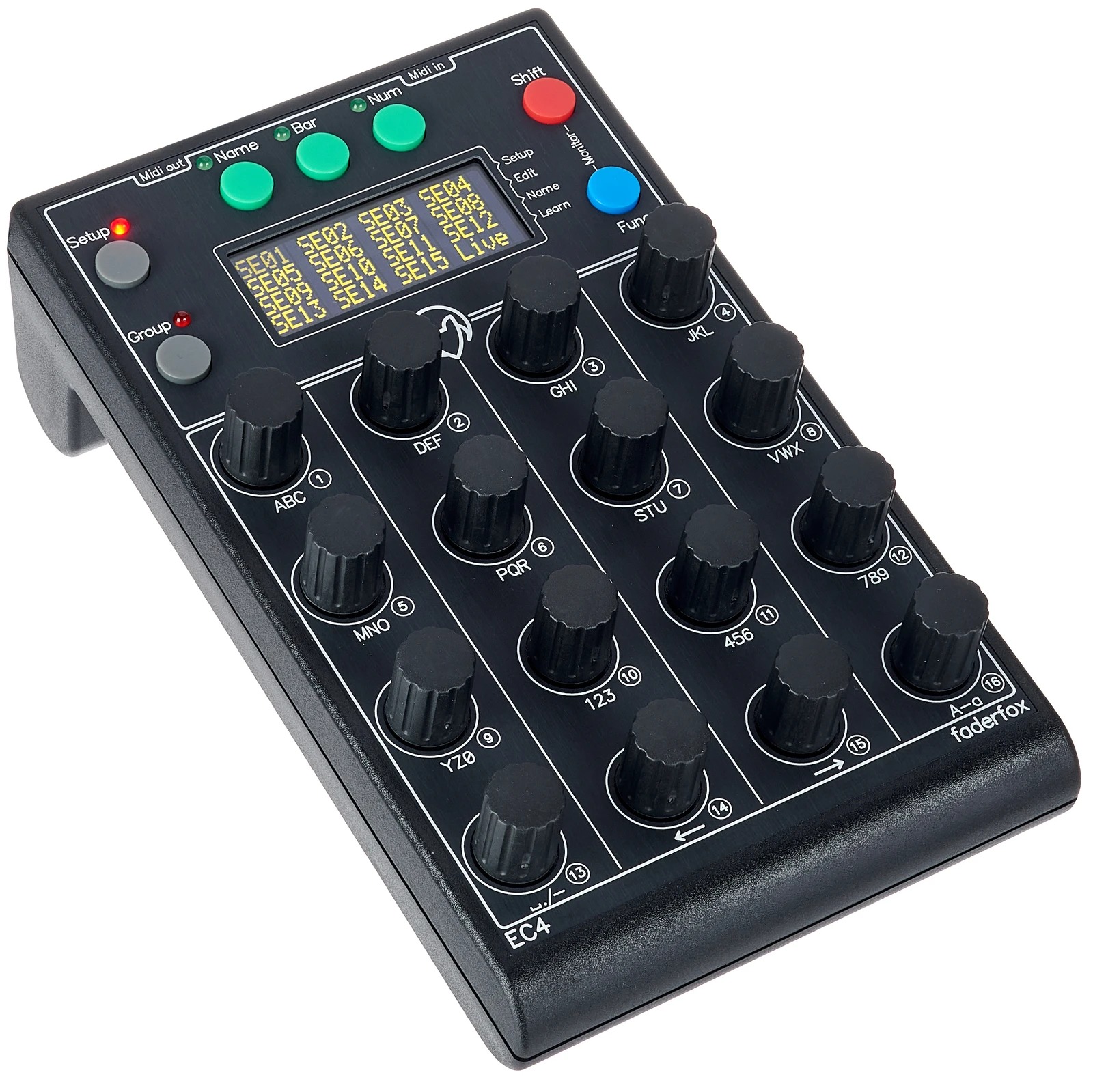 Faderfox MX12 12-Track/24 Pot/12 Fader/24 Button MIDI Controller from ...